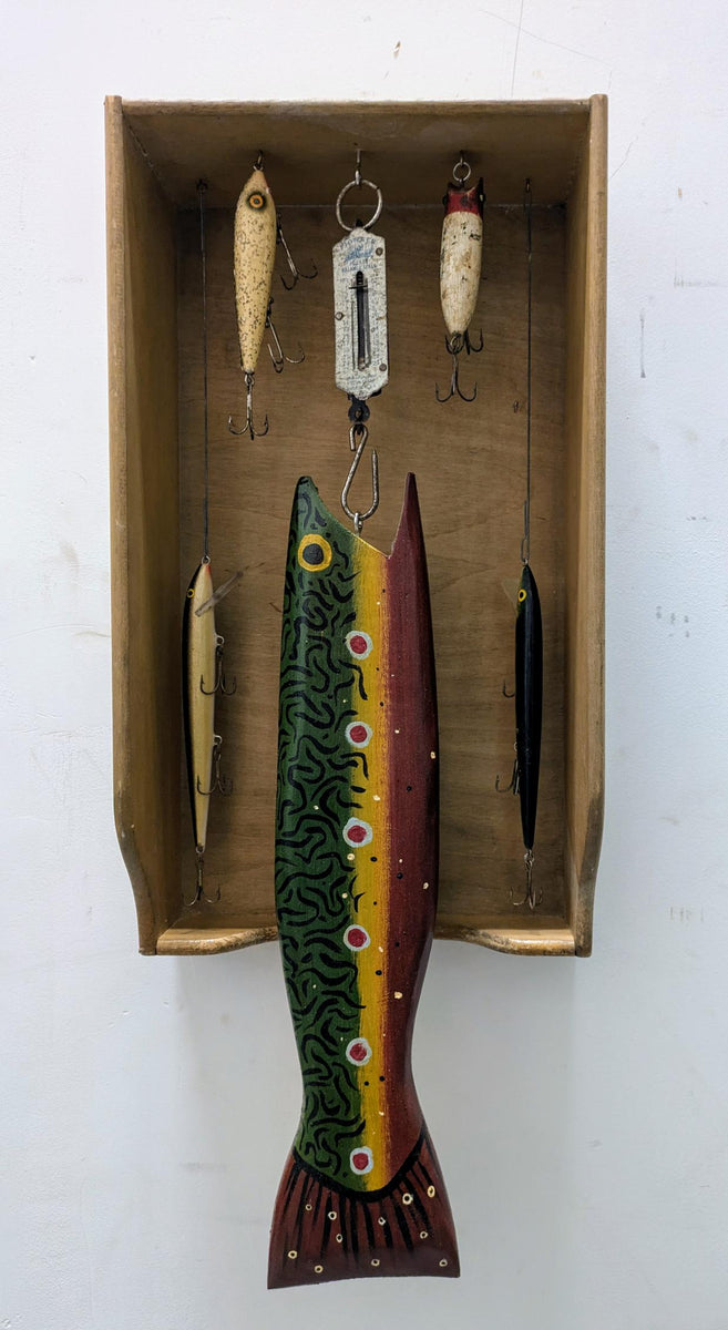 Brook Trout With 4 Lures and Scale – Roach Tackle